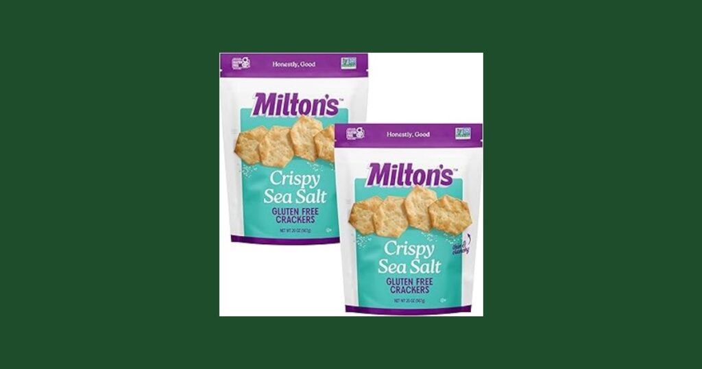 Milton's Crispy Sea Salt Crackers Review: Is It Worth It? - NutritionCrown