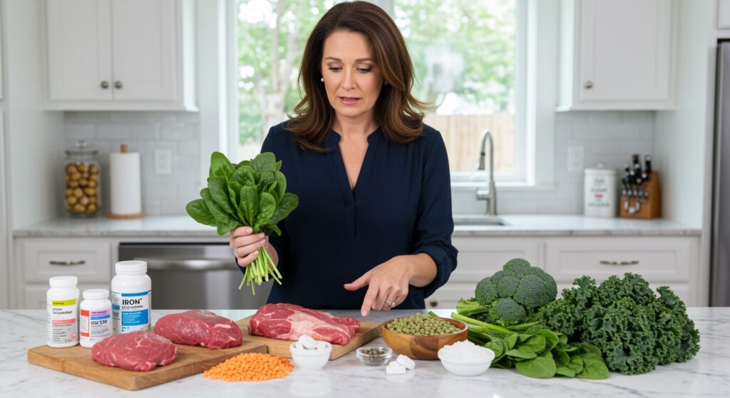 Dark Green Vegetables Block Iron Absorption In Your Body